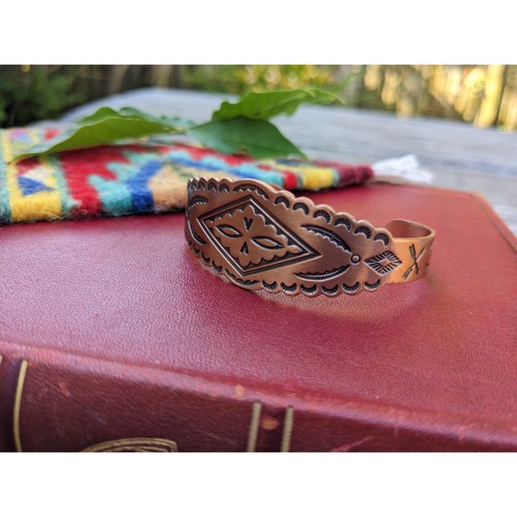 Bell Trading Post | Jewelry | Vintage Bell Trading Copper Cuff Bracelet ...